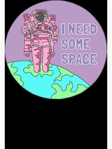 Astronaut Introvert Space Awkward Tumblr Meme Poster By Aebarnette12