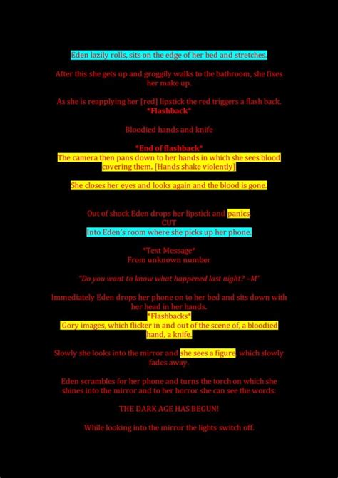The Dark Age Script Final Pdf
