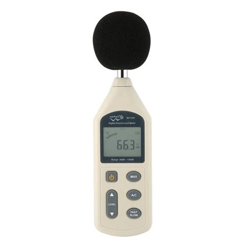 LCD Digital Sound Level Meter Noise Volume Measuring Instrument Decibel ...