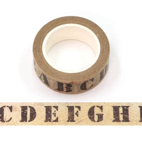 Vintage Washi Tape Letters Sketch Stuff