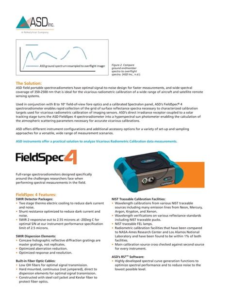 Vicarious Radiometric Calibration Pdf