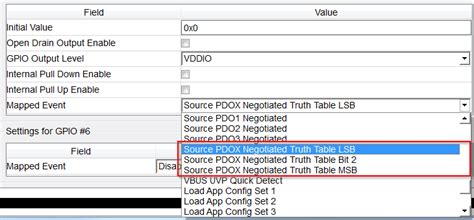 Tps65982 Configuration Tool Missing Options Interface Forum Interface Ti E2e Support Forums