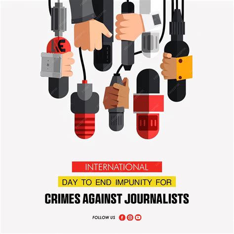 A poster for International Day to End Impunity for Crimes against Journalists with press day ...