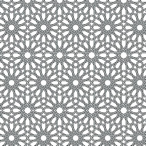 Premium Vector Vector Flat Design Lattice Pattern Design