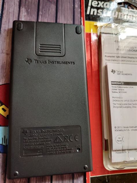 Texas Instruments BA II Plus Professional Computers Tech Office