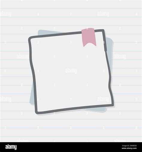 Blank Paper Note Vector Stock Vector Image And Art Alamy