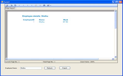 crystal reports dynamically bind reports and export as pdf or any format
