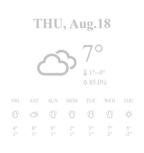 9 263 Aesthetic Weather Widget Ideas For Iphone And Android Widgetclub