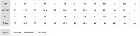 Los Altos Boot Size Guide