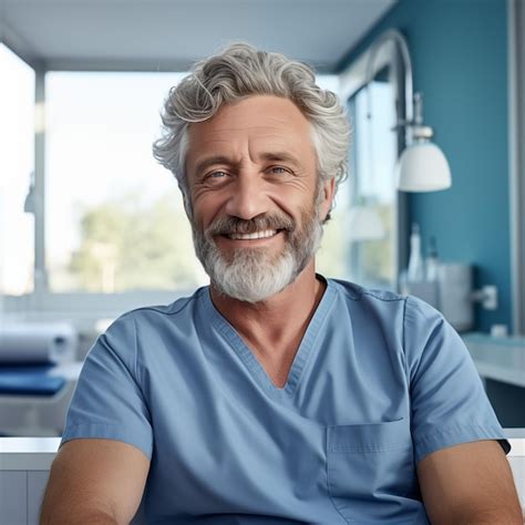 premium ai image image of a 47 year old man for blue november