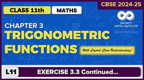 trigonometric functions l11 class 11th maths ncert chapter 3