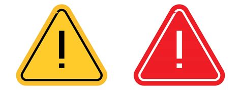 Exclamation Mark Warning Sign General Safety Alert For Multiple Uses