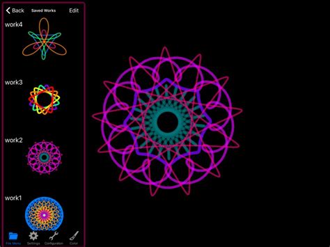 Spirodesigner Spirograph App By Masahiko Fukuyama