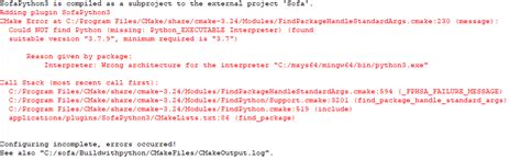 Error Adding Sofapython3 Plugin · Sofa Framework Sofa · Discussion