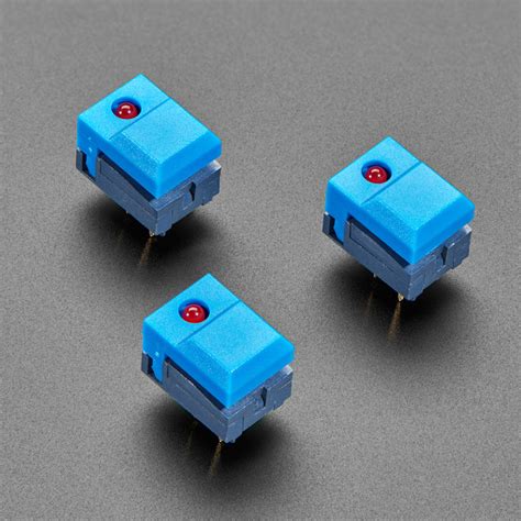 Step Switch With Led Three Pack With Red Led Pb86