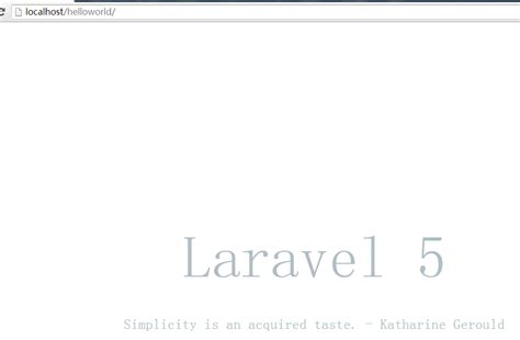 1 第一个lavarel 项目 csdn博客