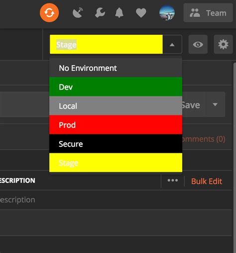 Colored Environments · Issue 7271 · Postmanlabs Postman App Support