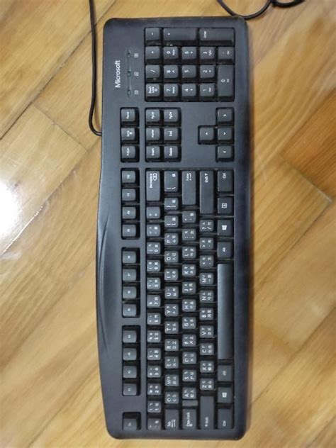 Microsoft Wired Keyboard 200 電腦＆科技 電腦周邊及配件 電腦鍵盤及相關產品 Carousell