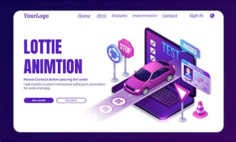 Create Lottie And Website Animation And Home Page Animation By Visualdesigner Fiverr