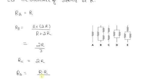 Solved Use The Model For Electric Current Rnk The Resistor Networks