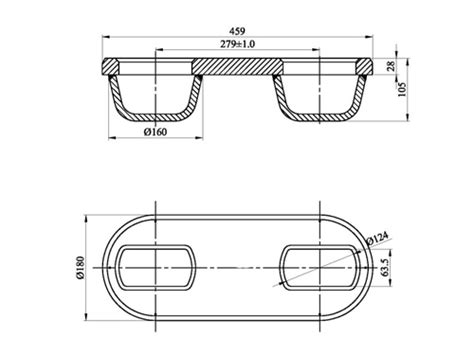 Double Flush ISO Foundations Transversal Buy Dovetail Plates Foundations From China
