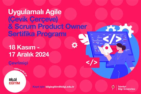 Uygulamalı Agile Çevik Çerçeve And Scrum Product Owner Sertifika Programı