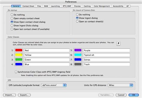 Setting Metadata Preferences Before Use