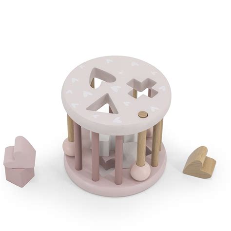 Shape Sorting Wheel Pink