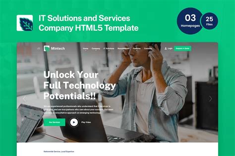 Mintech It Solutions And Services Html5 Template Cromur