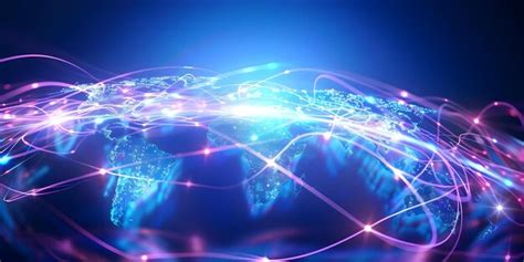 Radiant World Map Illustrating Interconnected Trade Routes Highlighting Global Networks And
