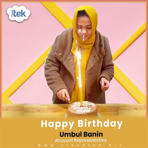 Congratulating Umbul Banin On A Happy Birthday Cloudtek Posted On The