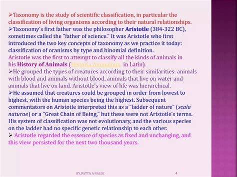Biosystematics And Types Of Taxonomy Pptx