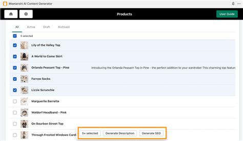 How To Bulk Edit Product Descriptions In The Shopify Store