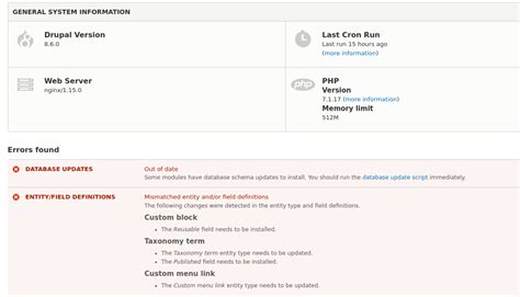 unknown column block content field data reusable after upgrading from