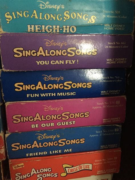 Disney Sing Along Songs Vhs Tapes Disney Gif Walt Disney Sing Along Songs Vhs Tapes Singing