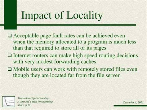 Ppt Temporal And Spatial Locality A Time And A Place For Everything