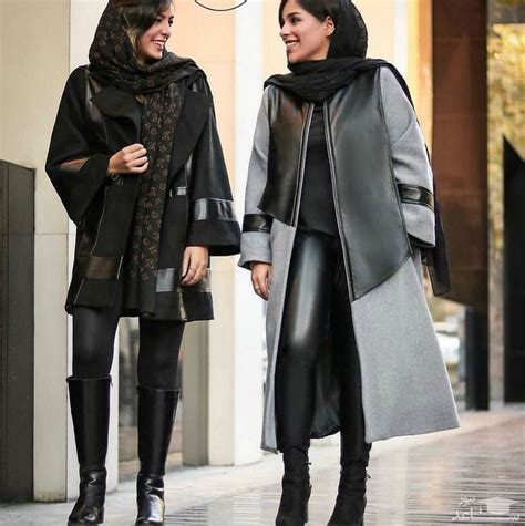 با انتخاب جذاب ترین مدل های پالتو و مانتو چرم برای استایل خیابانی، مدرن