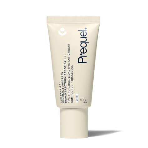 Prequel Skin Sun Barrier Mineral Sunscreen Spf 50 Essentials Hub