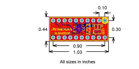 SLG46533M DIP GreenPAK 20 Pin DIP Proto Board Renesas Dialog Mouser