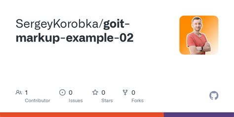 Github Sergeykorobkagoit Markup Example 02