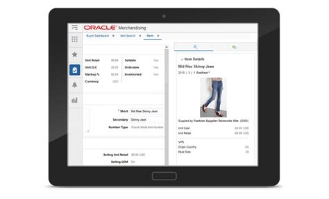Oracle Retail Merchandising System Oracle