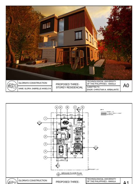 Architectural And Structural Plate Pdf Buildings And Structures
