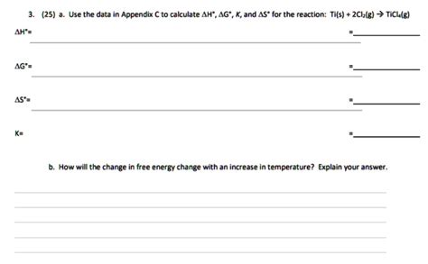 25 use the data appendix c to calculate ah ag… solvedlib