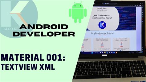 Android Developer 1 Textview Xml Youtube