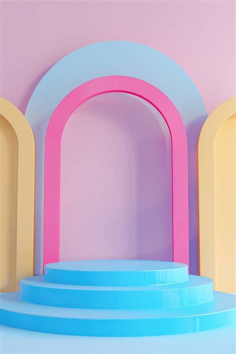 간단한 스타일의 다채로운 배경