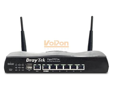 Draytek Vigor 2927ac Dual Wan Firewall Vpn Router