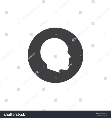 human vector profiles icon stock vector royalty free 589404566