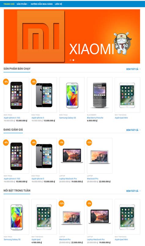 Mẫu Website Bán đồ Công Nghệ đẹp 2025 Themevip Source Code Mẫu Website Chất Mà Rẻ