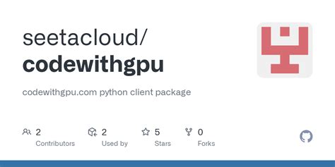 GitHub Seetacloud Codewithgpu Codewithgpu Com Python Client Package