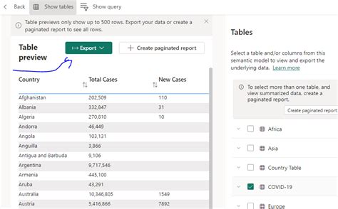 Why Is A Table Not Being Created In The Semantic M Microsoft